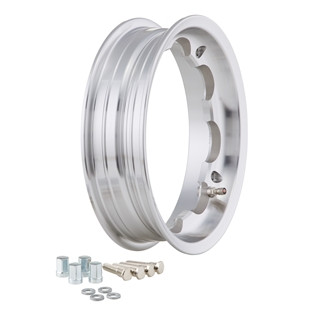 Lambretta wheel rim - SIP tubeless, Polished - WIDE, 2.50 | Lambretta ...