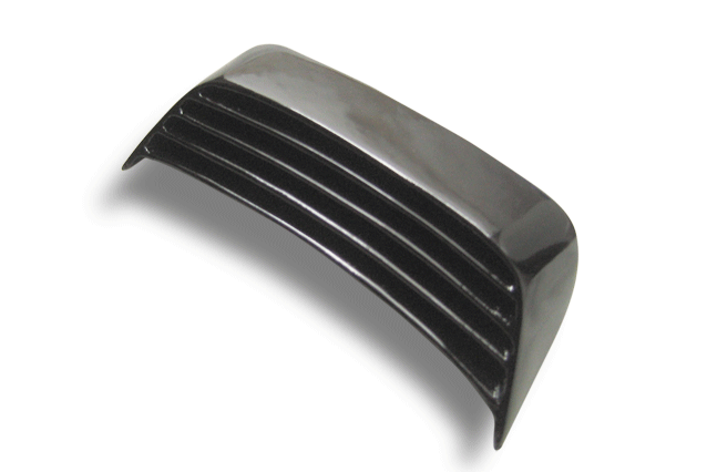 Lambretta Frame - Black rear frame grille - GP, alloy | Lambretta Upgrades