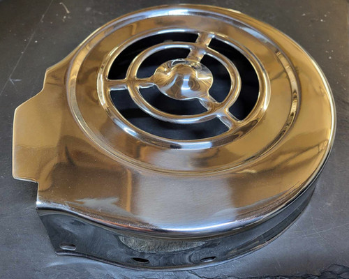 Lambretta Flywheel - Stainless fly cowl - Shallow, GP one ring type ...