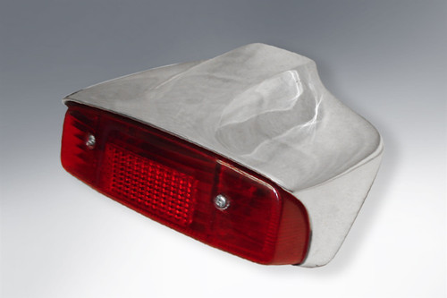 Rear light unit - Complete, Series 1 - Primered | Lambretta Upgrades