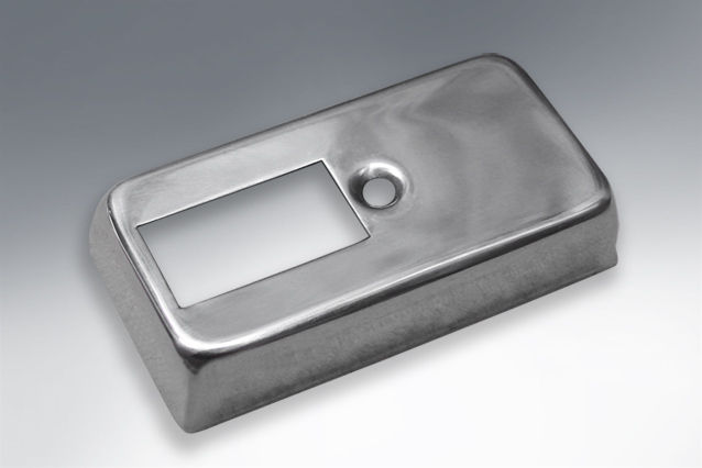 Vespa - Indicator switch cover, stainless steel - PX, T5 | Lambretta ...