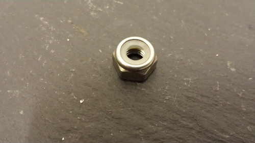 Lambretta & Vespa nut - M7, 7mm stainless nyloc nut - 11mm spanner size ...