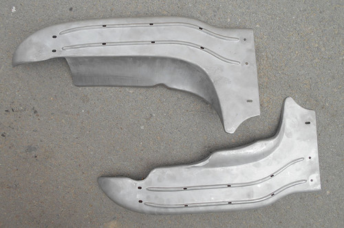Lambretta Bodywork - Rear runner boards, pair -Series 1 & 2, oiled bare ...