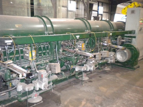 Used Granco Clark Log Furnace and Shear | Extrusion Supplies