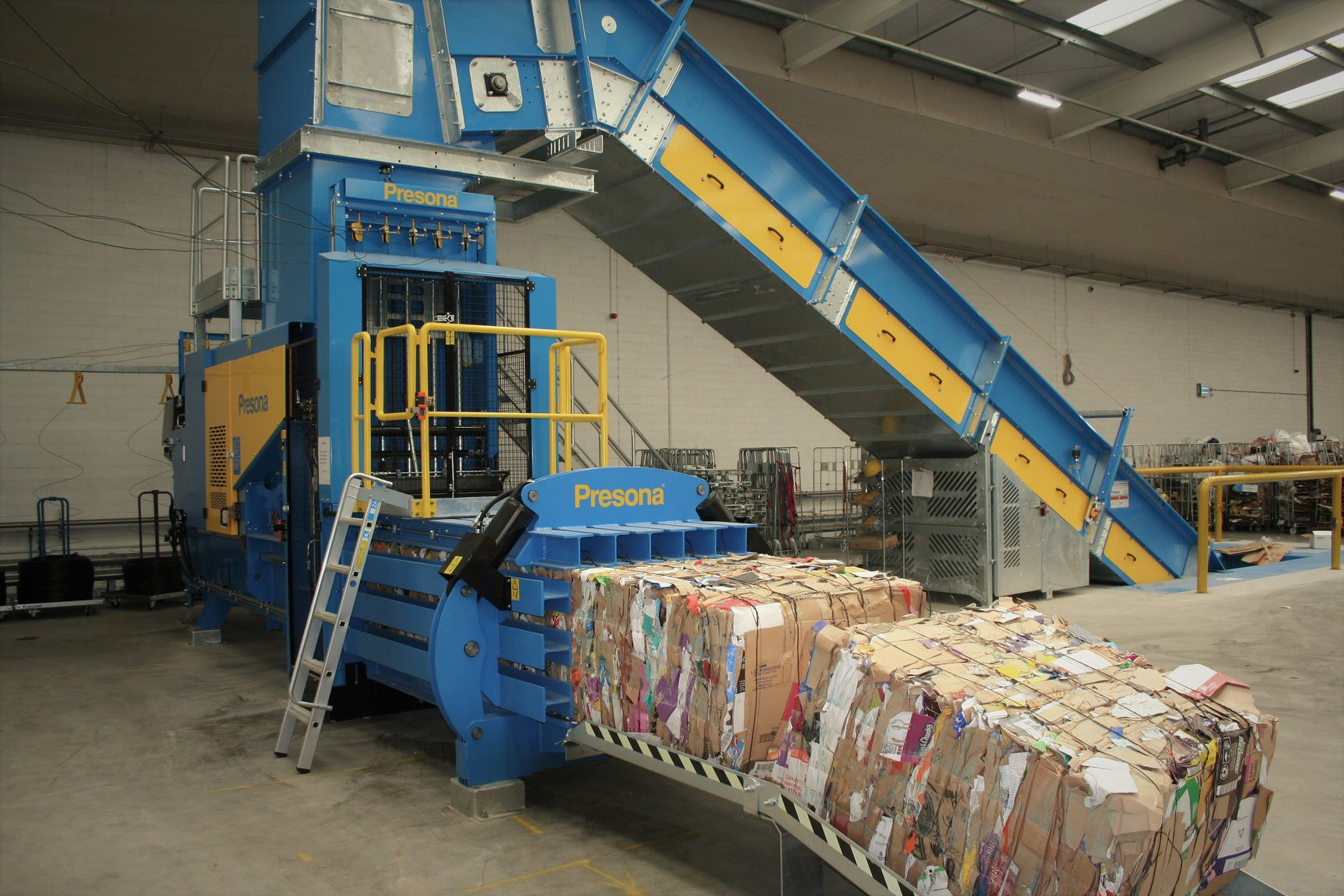 New baler and conveyor for Heron Foods