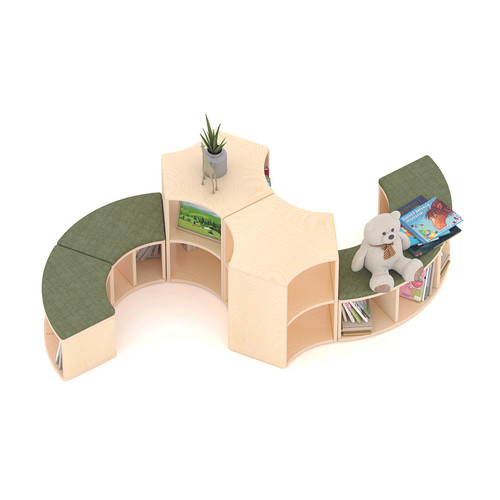 PUZZLE Reading Bench Setting - Acr | Jooyes Early Learning Furniture