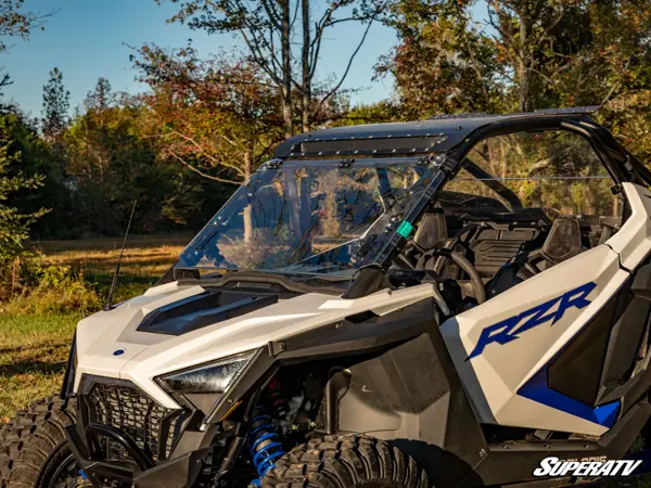 SUPERATV RZR PRO XP AND PRO XP4 FLIP UP FRONT WINDSHIELD | Greene Mtn ...