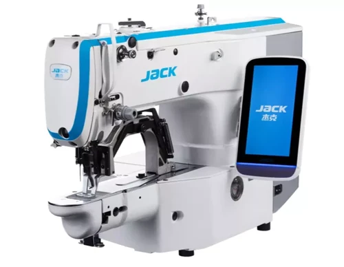 Jack JK-T1900 Computerised Bartack and Button Sewer Industrial Sewing ...