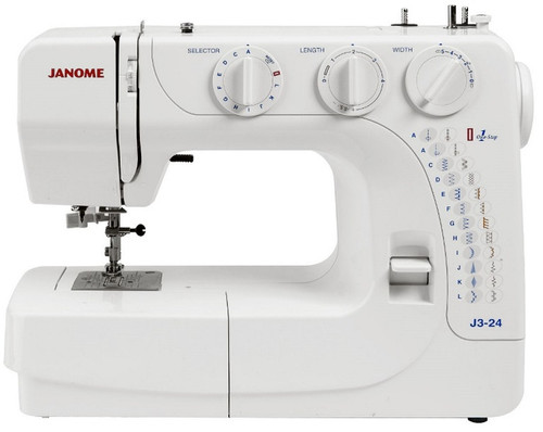 Janome J3-24 Sewing Machine - Heavy Duty - 24 BUILT-IN STITCH - AUTO 1 ...