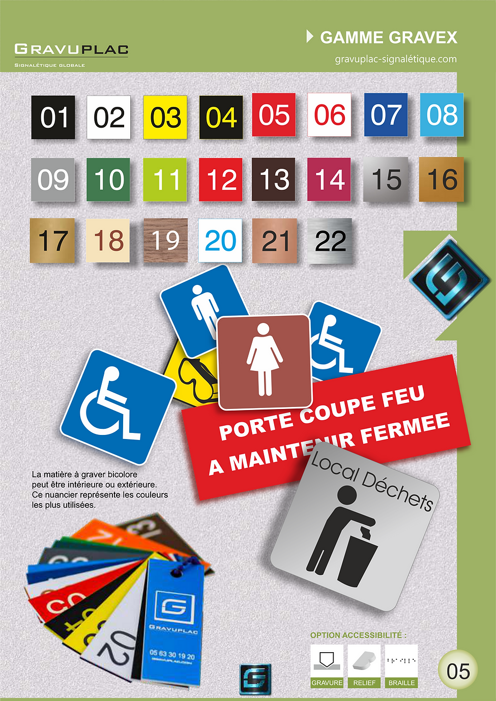 GRAVEX PVC bicolore gravé | GRAVUPLAC