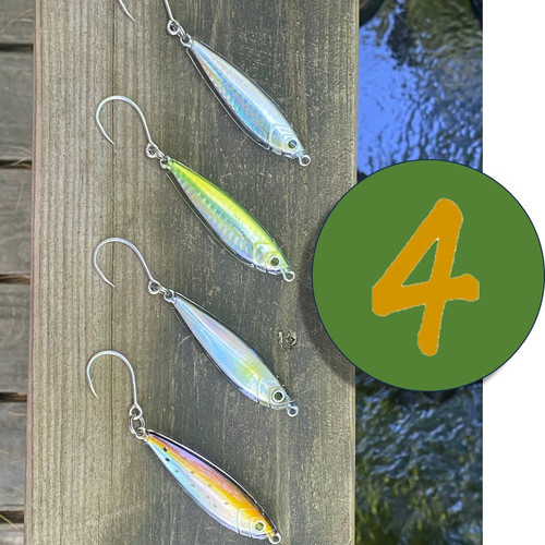 Variety Pack of Hardshell 'Nuts - 4 Pack | Monomoy Tackle