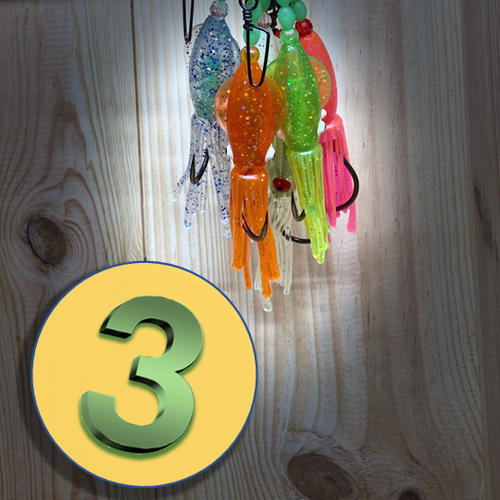 5" B2 Jig and Teaser Rig - 3 Pack | Monomoy Tackle