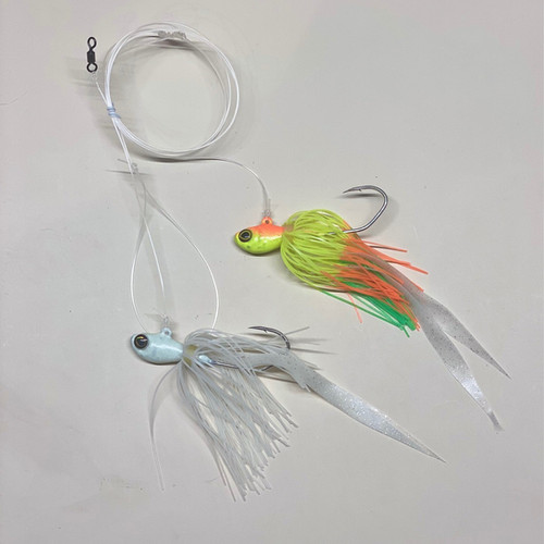 Fire Tiger-Green Glow Combo 'Popcorn' Rig | Monomoy Tackle
