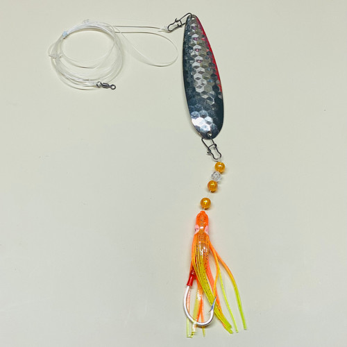 3" Chrome Spoon -Yellow Orange | Monomoy Tackle