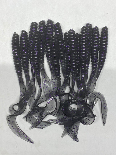 Grubs - Purple Flake - 5 Pack | Monomoy Tackle