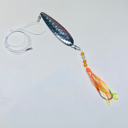 5" Chrome Spoon -Yellow Orange | Monomoy Tackle