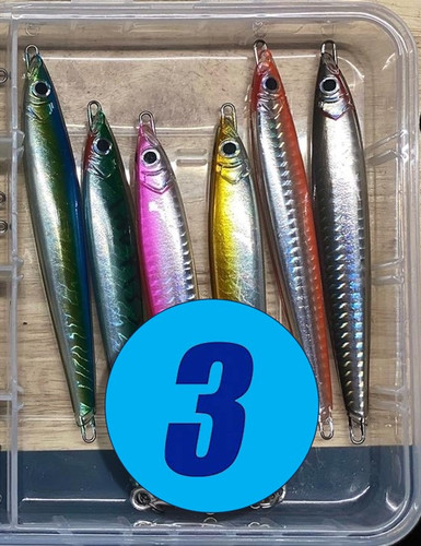 Slim Profile Hard Shell Jig - 3 Pack | Monomoy Tackle