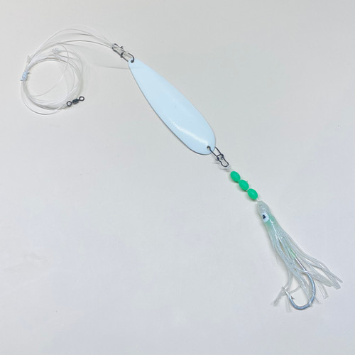 5" Glow Spoon - Glow Squid | Monomoy Tackle