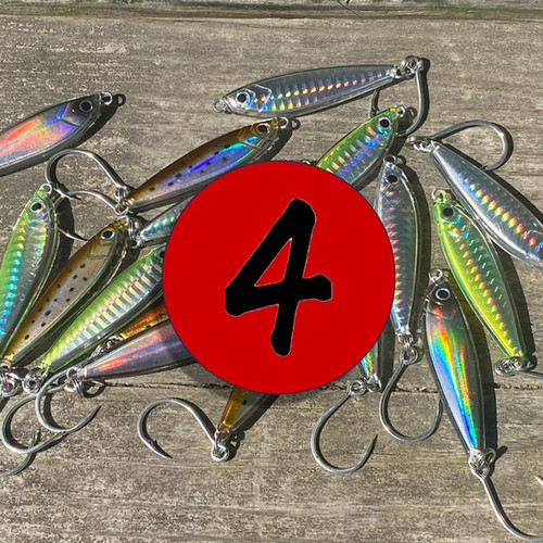 Mixed Pack of Hardshell 'Nuts - 4 Pack | Monomoy Tackle