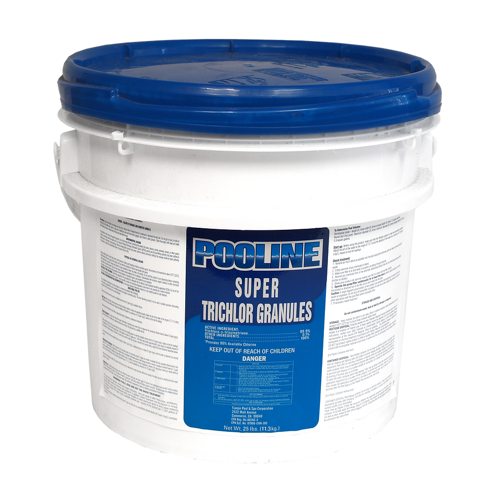 11934 Trichlor Granules in 25# Pails | POOLINE Products
