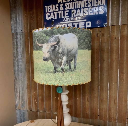Wichita the Bull Lampshade | Walker & Western Co.