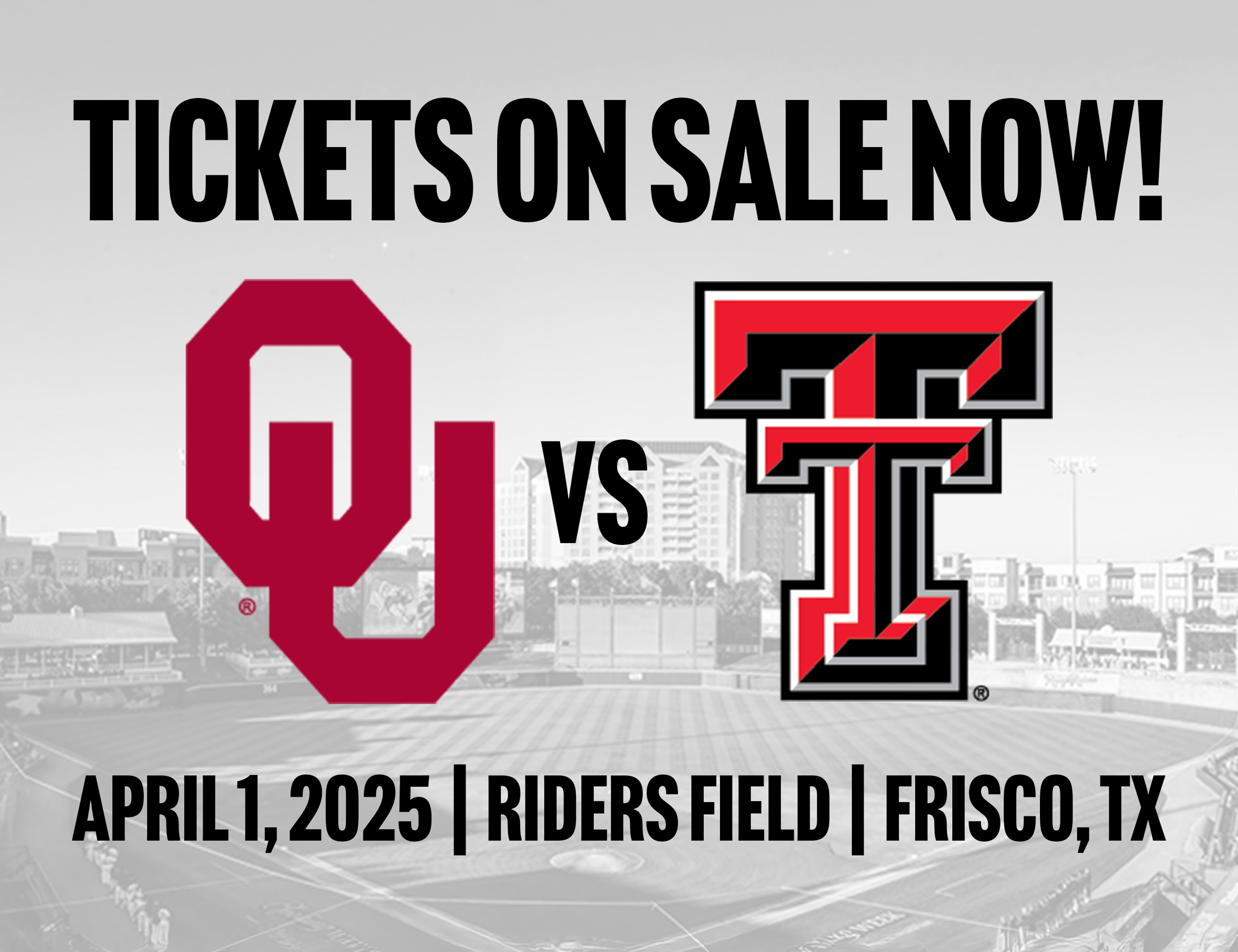 Peak Events & Frisco RoughRiders Announce OU and TTU Baseball to ...