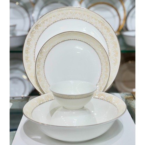 Royal Windsor Premium Dinner Set - 37-Pc | 24CT Gold Plated | Krishna ...