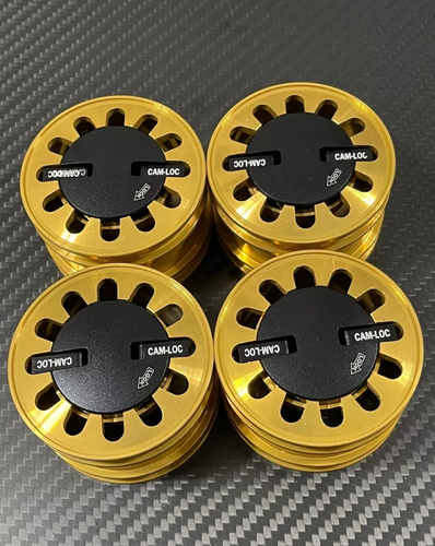 tamiya avante 2001 avante 2011 alloy wheels set gold and Cam Lock set ...