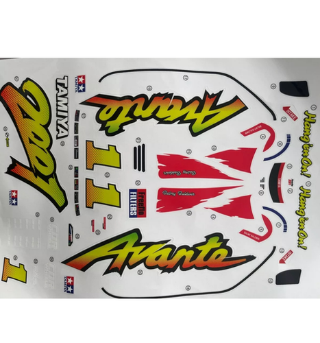Tamiya Avante 2001 Decal Reproduction pargustore | Pargustore