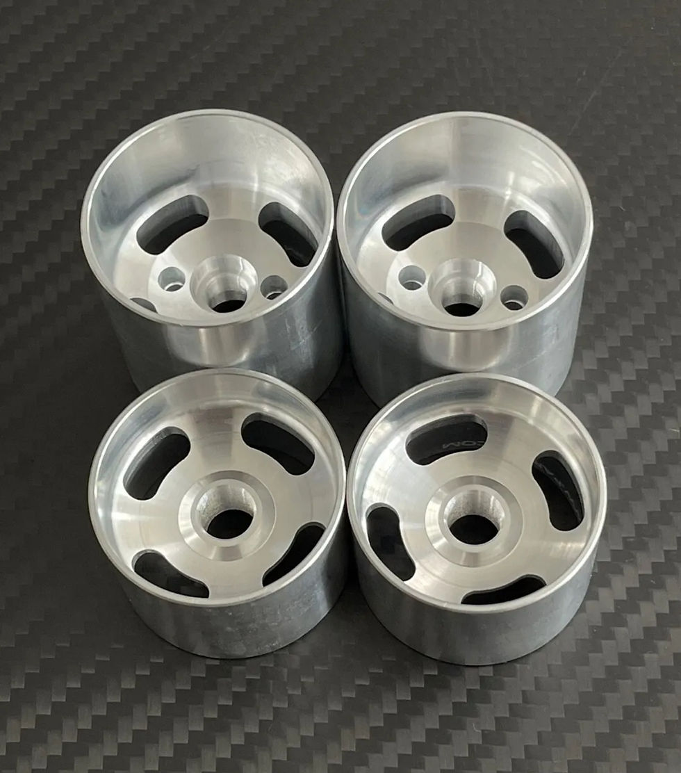 Team Associated 1/12 Scale Aluminum RC Pan Car wheels set RC12L Jelly ...