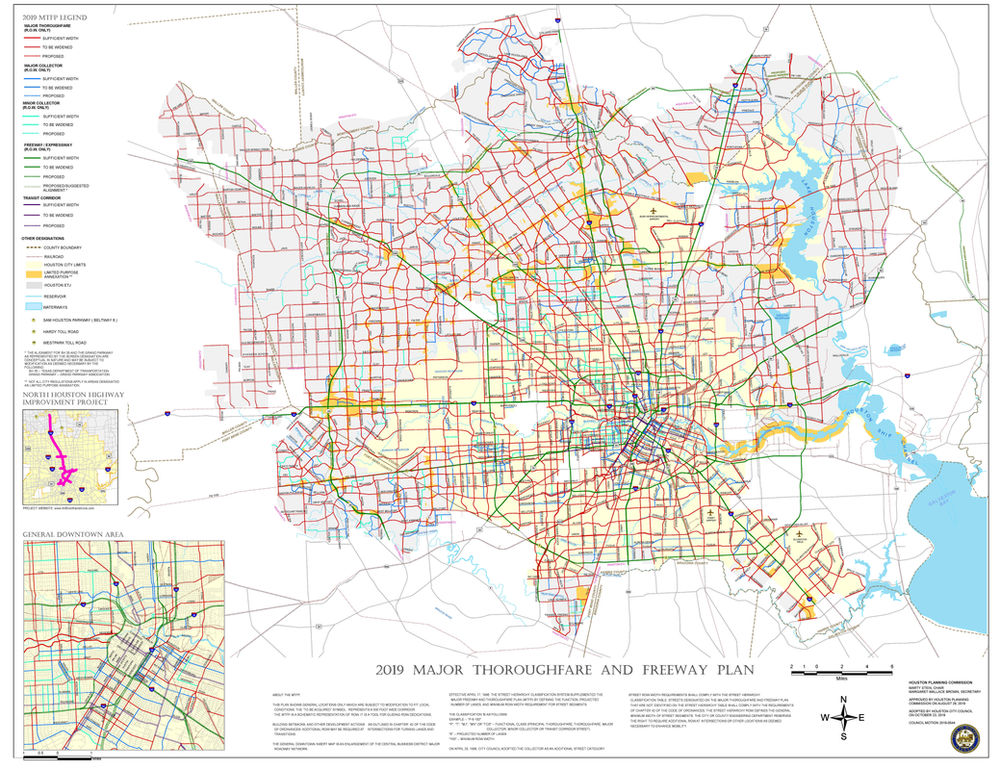 City of Houston Major Thoroughfare and Freeway Plan Explained