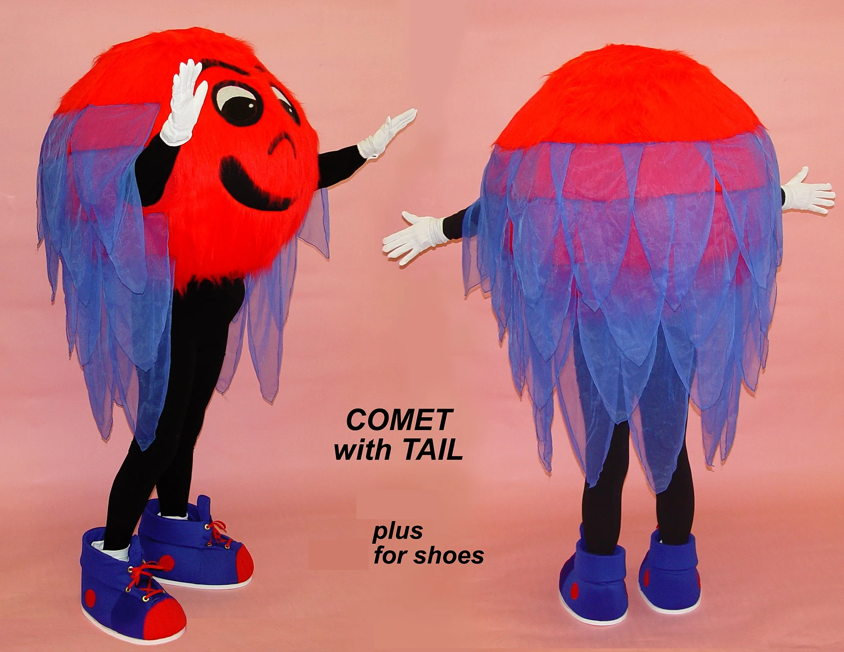 Great Comet Mascot Costumes Pre-designed or Customized for Your School