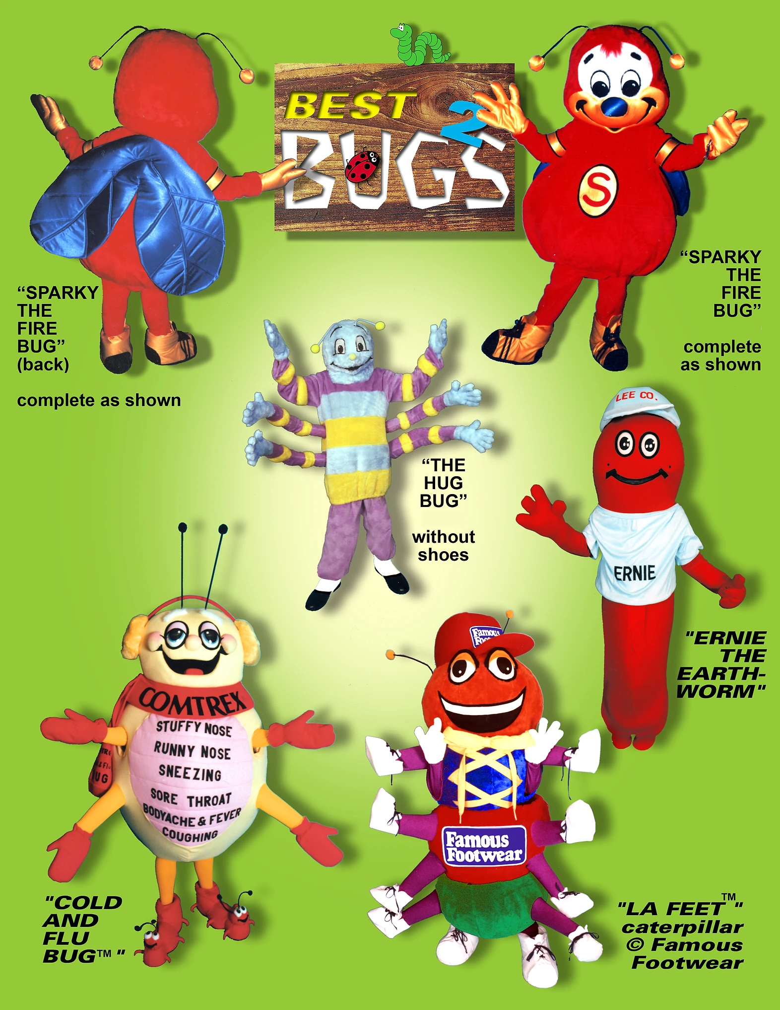 Choose From Our Great Bug & Insect Mascot Costumes or We'll Customize