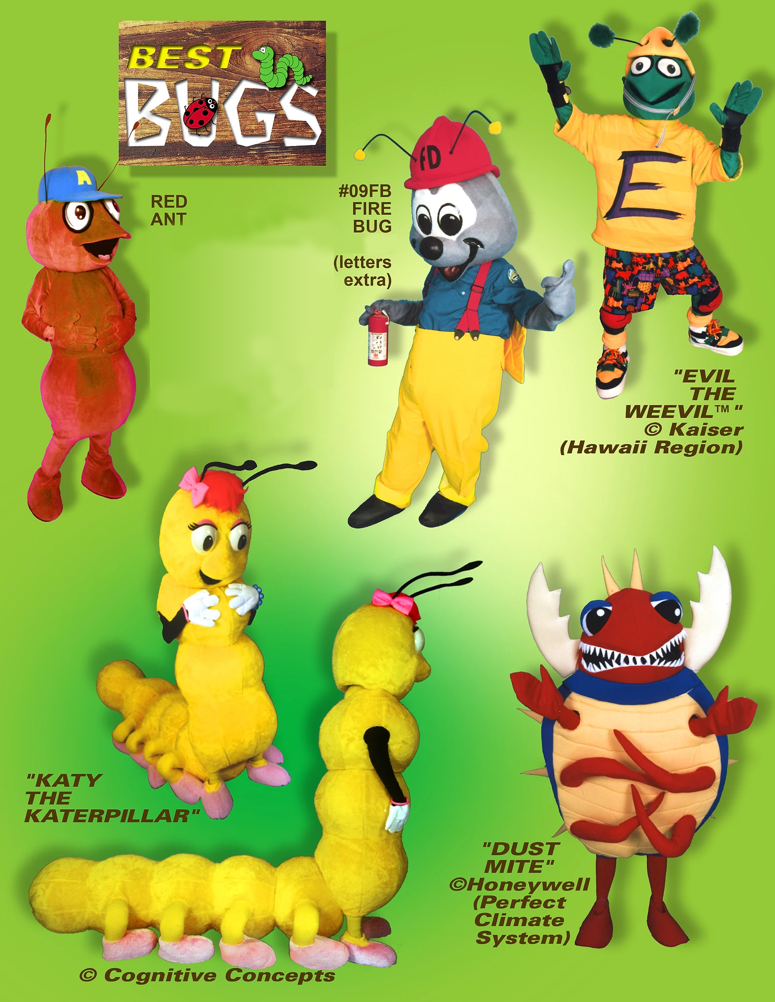 Choose From Our Great Bug & Insect Mascot Costumes or We'll Customize