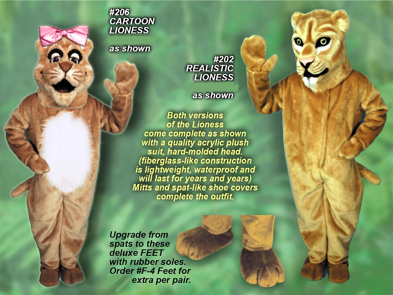 Great Lioness Mascot Costume Pre-designed or Customized For You