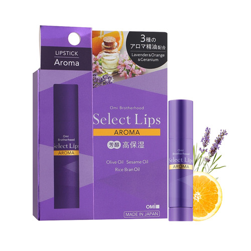 OMI Бальзам для губ MENTURM Select Lips AROMA | Japan beauty