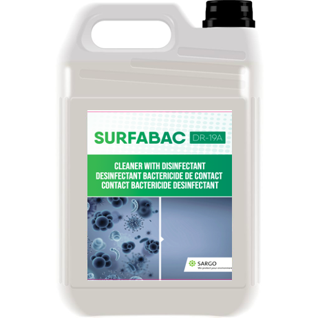 SURFABAC DR-19a Nettoyant-Désinfectant x 4 | sargo