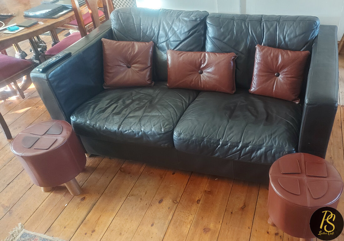 Cushions and side tables