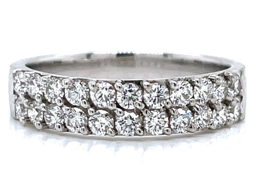 2-Row Diamond Ring | Personal Jeweler