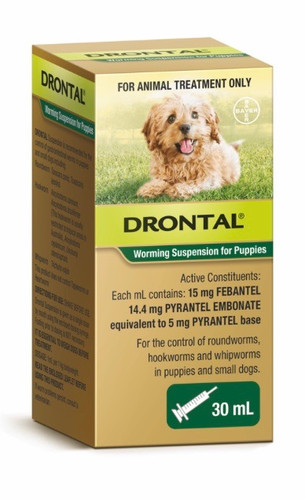 Drontal Worming Liquid | Nopupcleftbehind