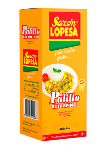 PALILLO EXTRAFINO SAZÓN LOPESA | AGROSUR PERU