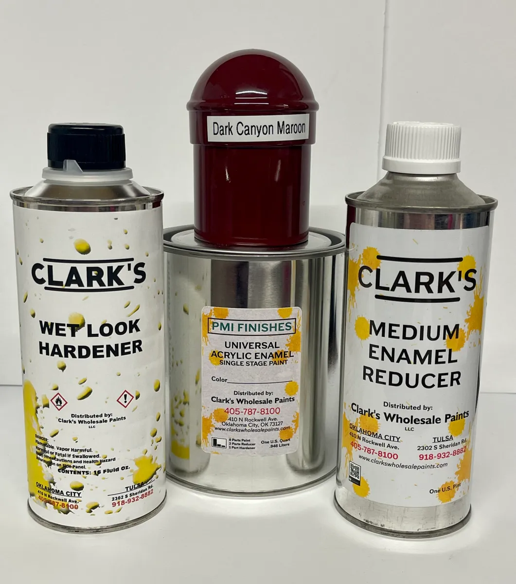 Dark Canyon Maroon Acrylic Enamel Quart Kit | ClarksWholesalePaint