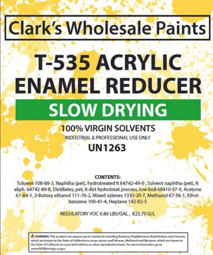 Slow Acrylic Enamel Reducer - Gallon | ClarksWholesalePaint