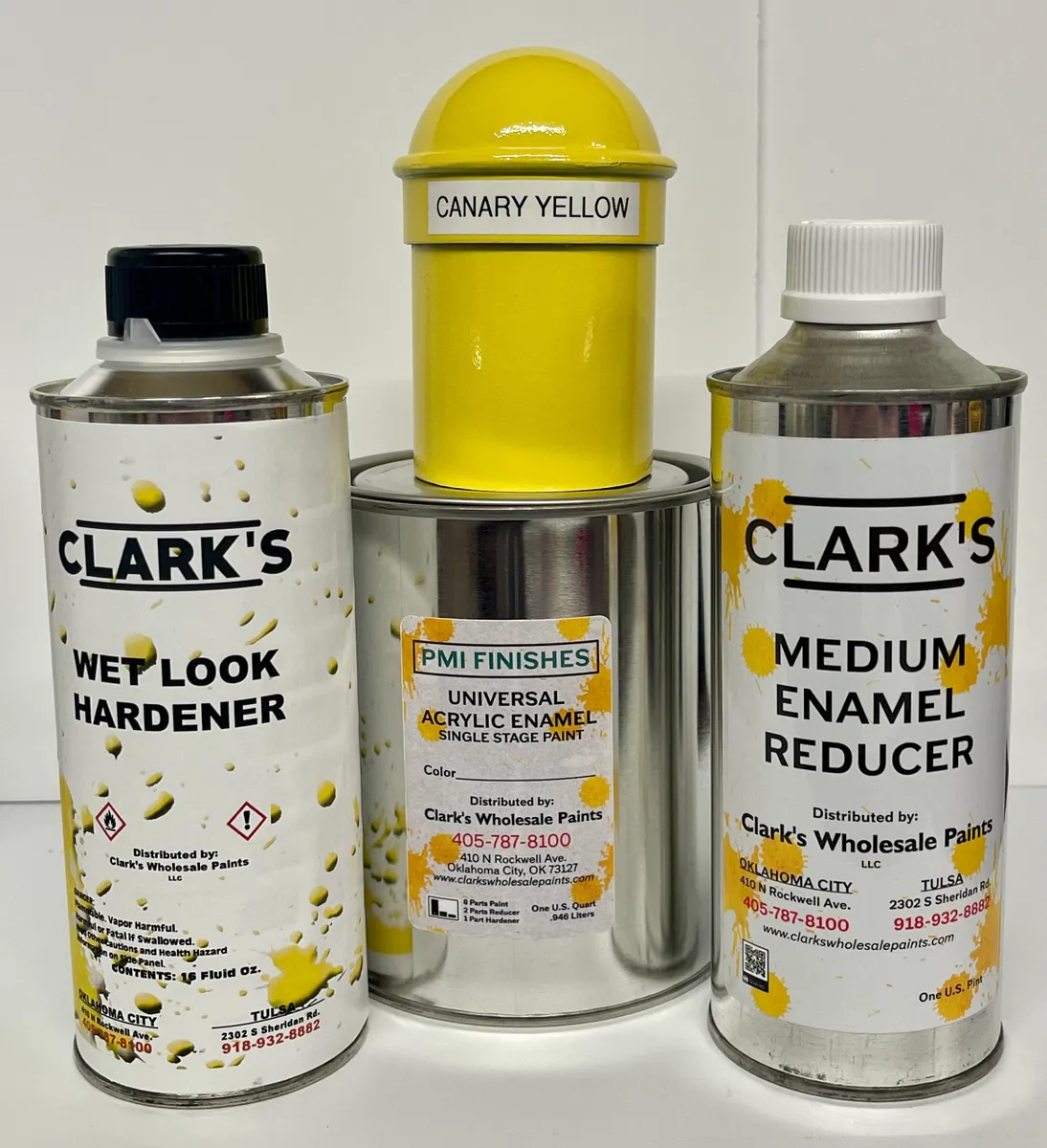 Canary Yellow Acrylic Enamel Quart Kit | ClarksWholesalePaint