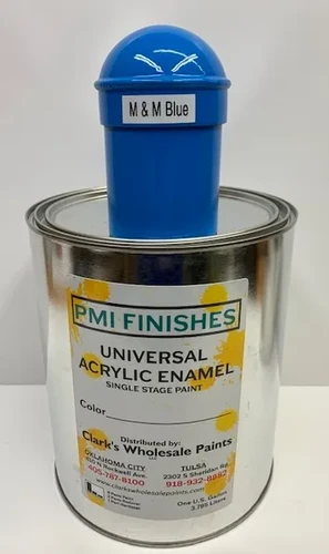 M&M Blue Acrylic Enamel Paint - Gallon | ClarksWholesalePaint
