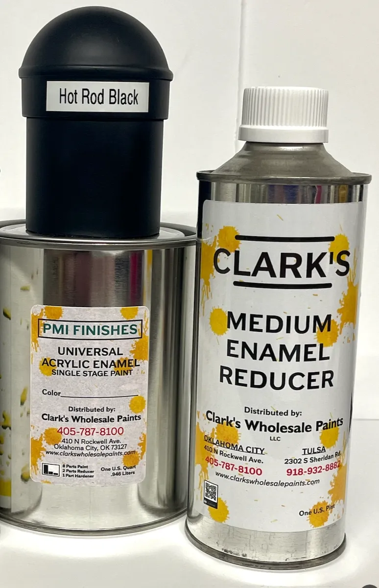 Hot Rod Black Single Stage Enamel Kit - Quart | ClarksWholesalePaint