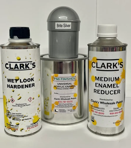 Brite Silver Acrylic Enamel Quart Kit | ClarksWholesalePaint