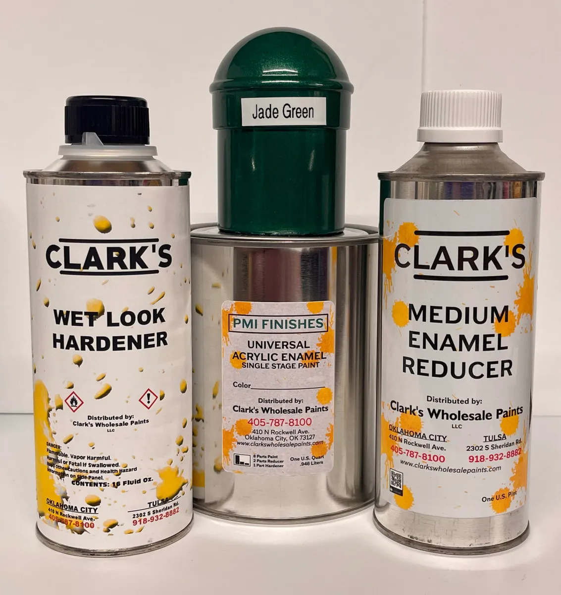 Jade Green Acrylic Enamel Quart Kit | ClarksWholesalePaint