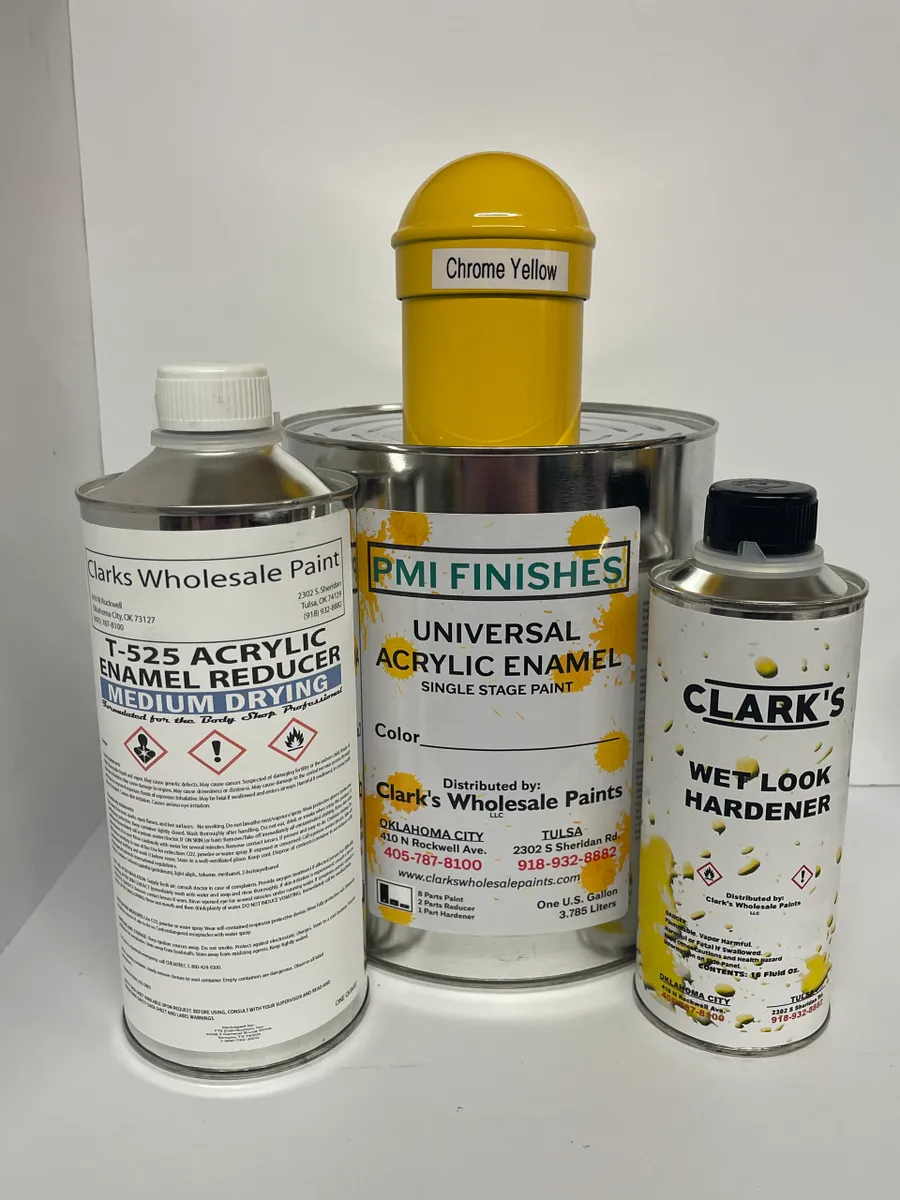 Chrome Yellow Acrylic Enamel Gallon Kit | ClarksWholesalePaint