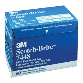 Scotch-Brite™ Ultra Fine Hand Pad, Gray - 3M-7448 | ClarksWholesalePaint